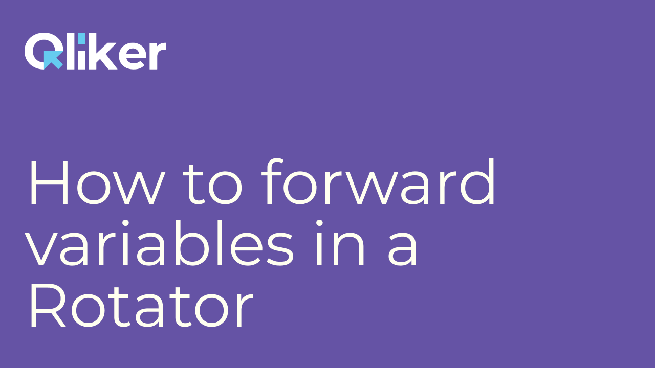 How to forward GET variables in a Rotator - Qliker.io - Knowledge Base